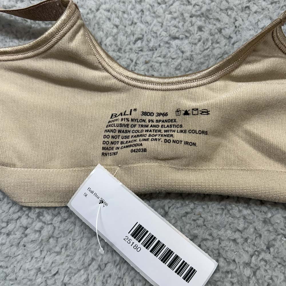 Bali Bra 38DD T-Shirt Bra 3P66 Comfort Revolution Shaping Front Close ...